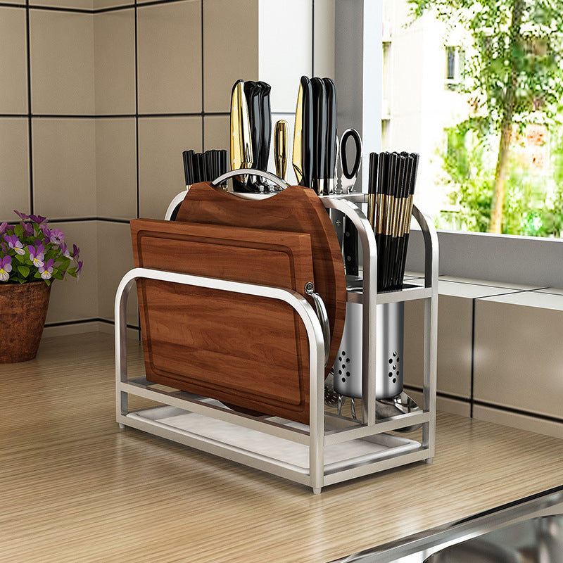 Chopping Board Storage Rack For Knives – Daily Kitchen Accessory